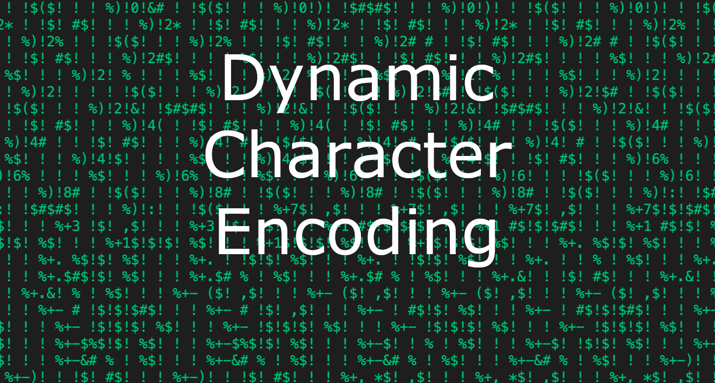 GitHub - DanielJDufour/dynachar: Dynamic Character Encoder and Decoder