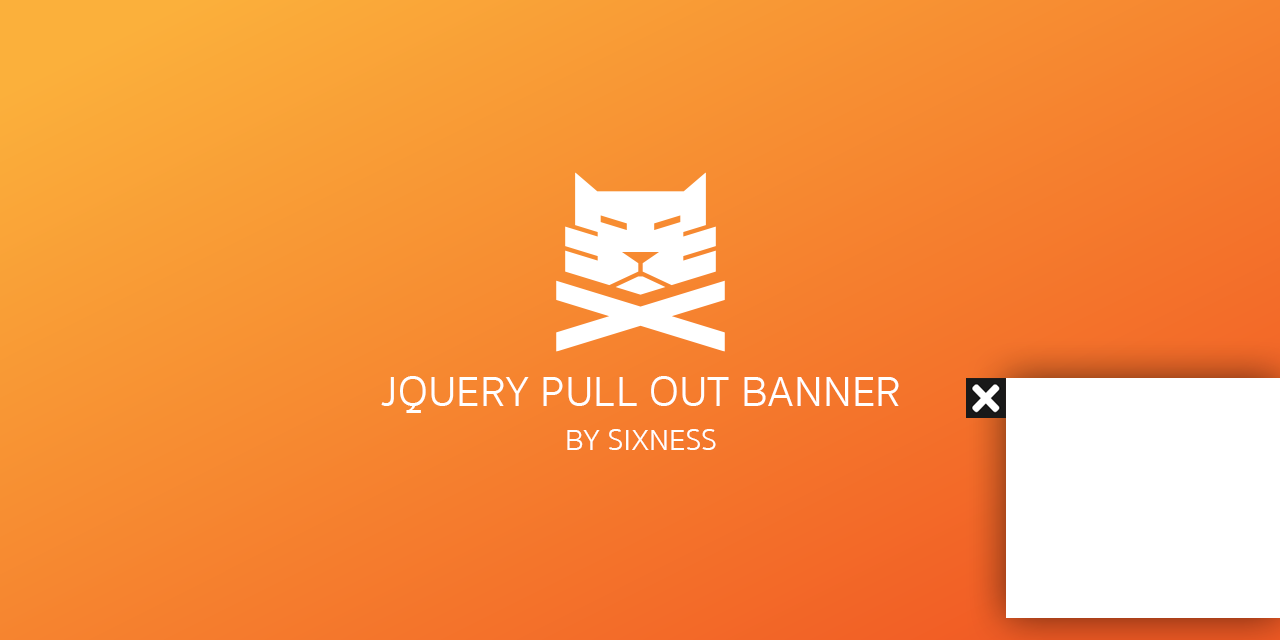 GitHub - sixness/js-pull-out-banner: Fast and light pull out banner for ...