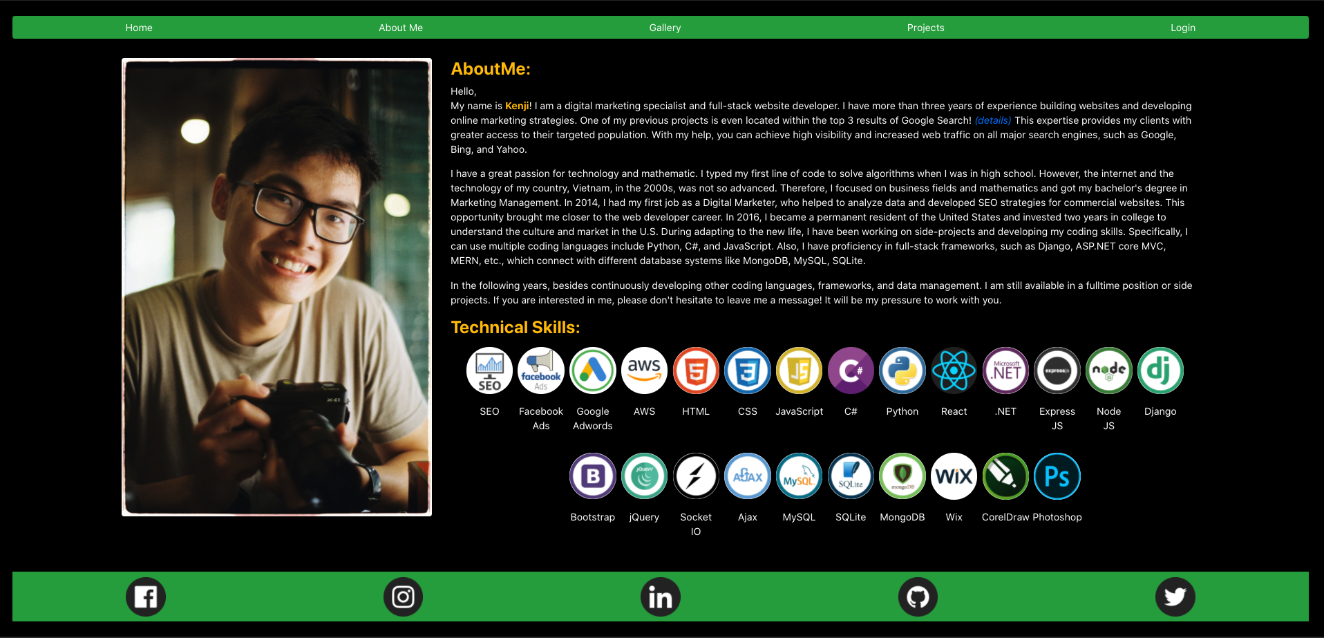 GitHub - Kenjilam92/portfolio: C#+REACT