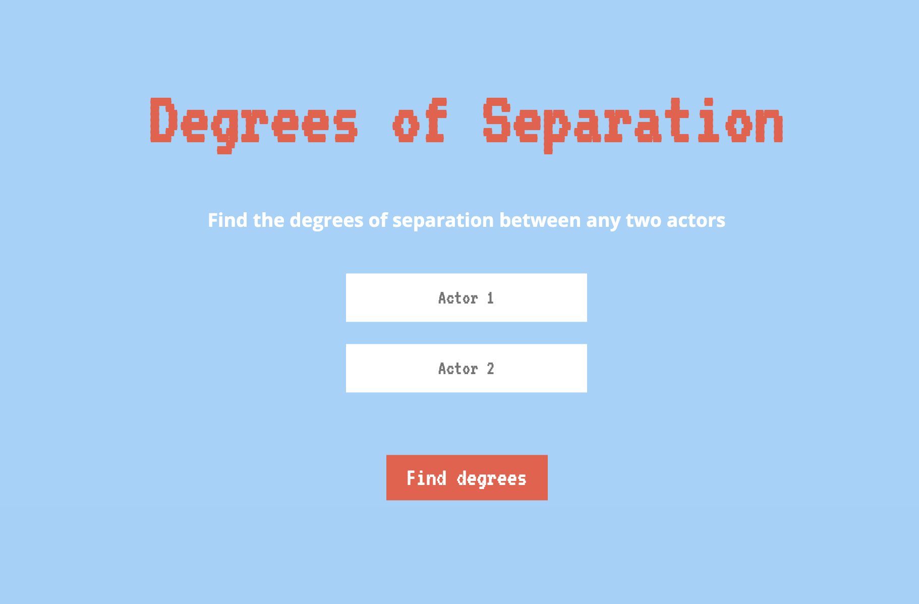 GitHub - nmsulliv/degrees-of-separation: A program that determines the ...