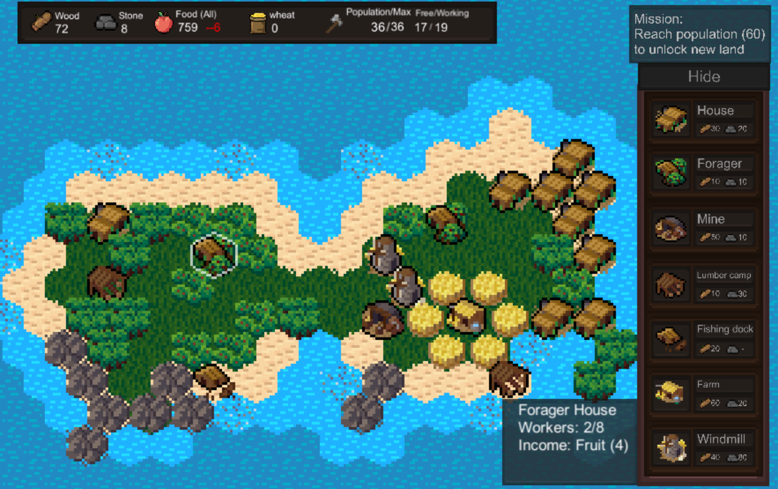 GitHub - WilsonTheBool/IslandVillage: Small strategy game