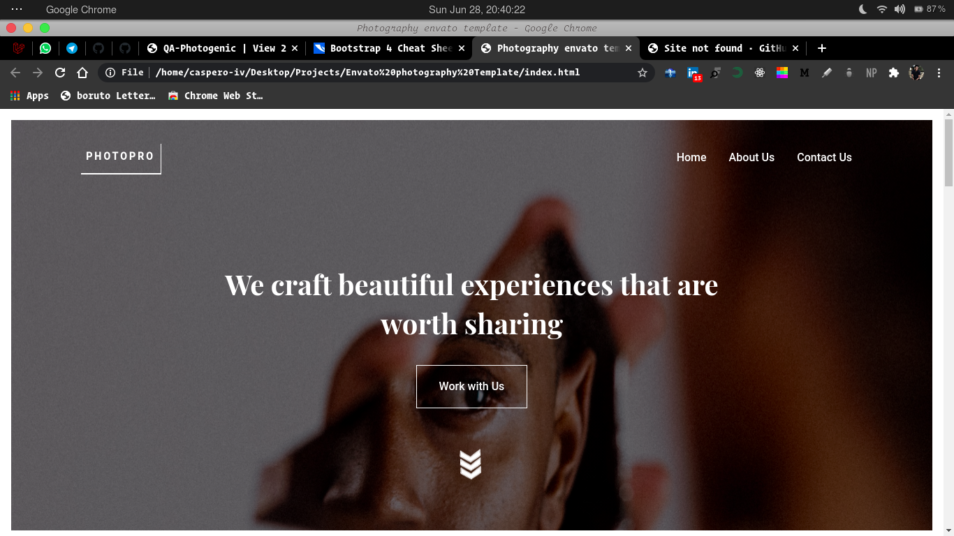 GitHub - webdott/envato-photography