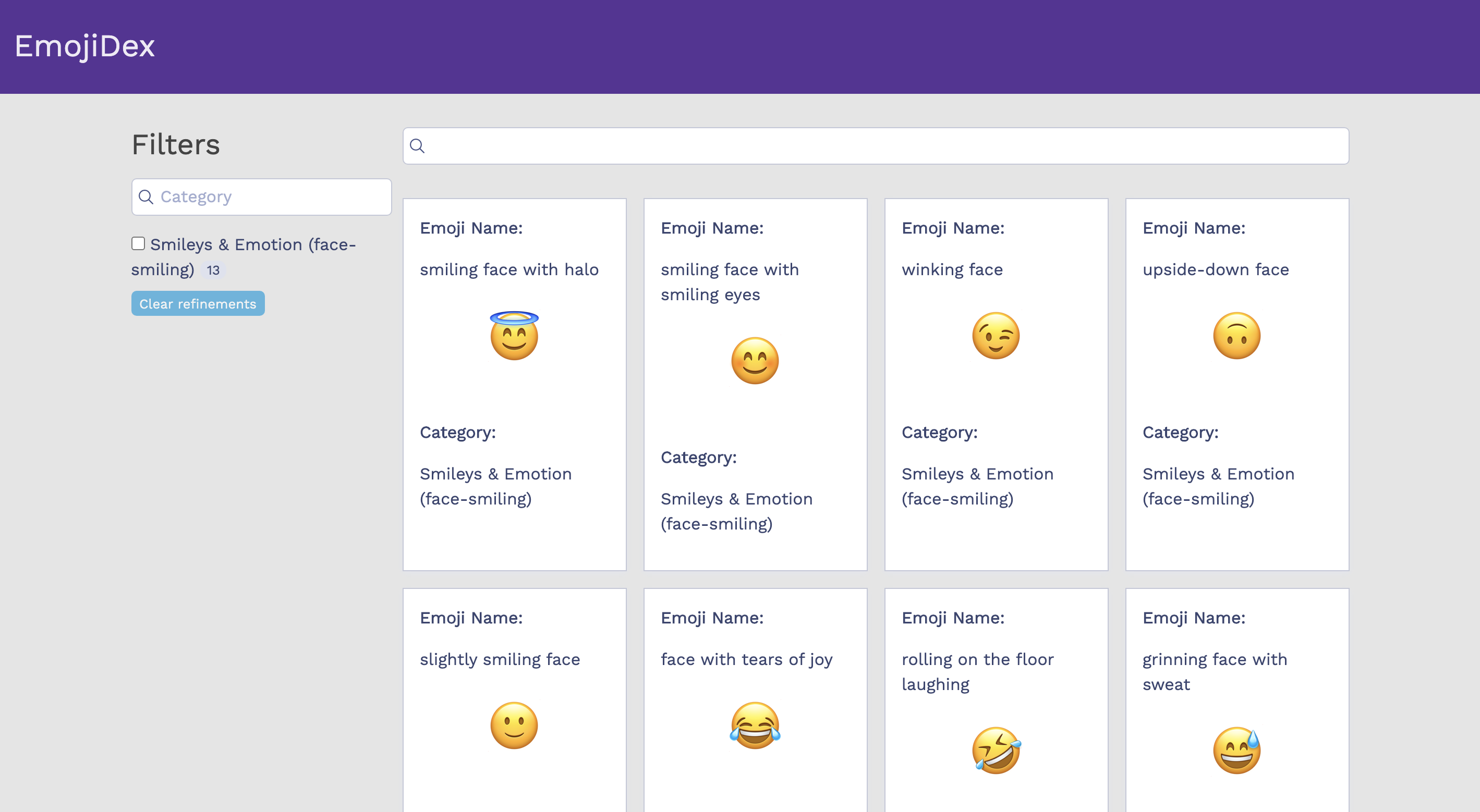 GitHub - connietran-dev/algolia-emojidex: An Algolia-powered emoji search engine