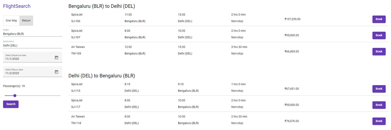 GitHub - marwinlewis/flight-search