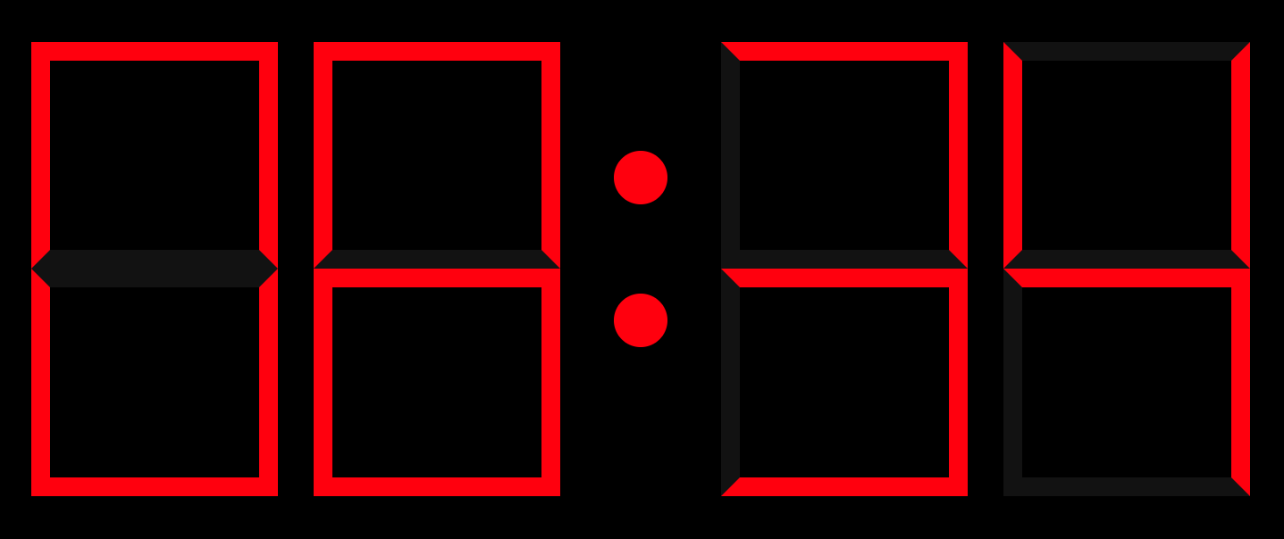 GitHub - chapeljuice/retro-clock: A working old-school digital clock ...