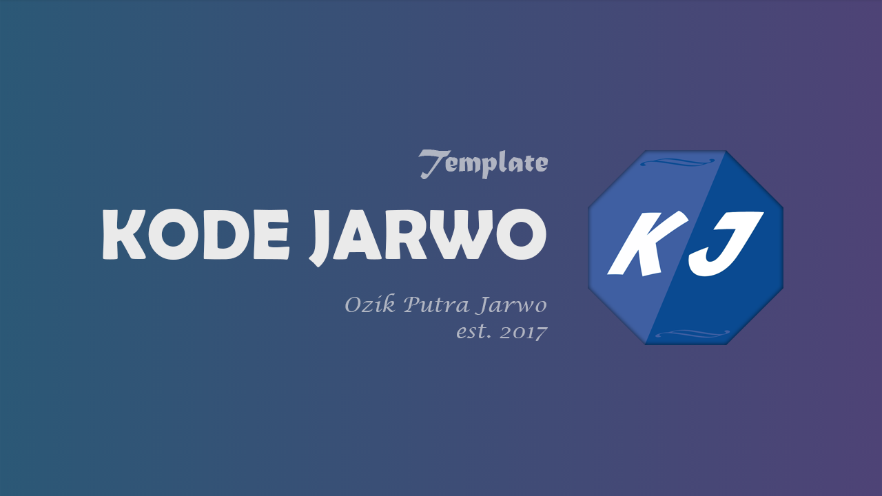 GitHub - JarwoTemplate/Kode-Jarwo-Assets: Kode Jarwo Assets