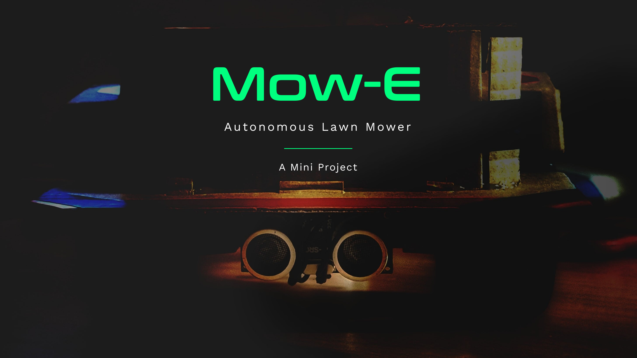 GitHub - Nishdel101/Mow-E-V1: The first version of my Autonomous mower ...