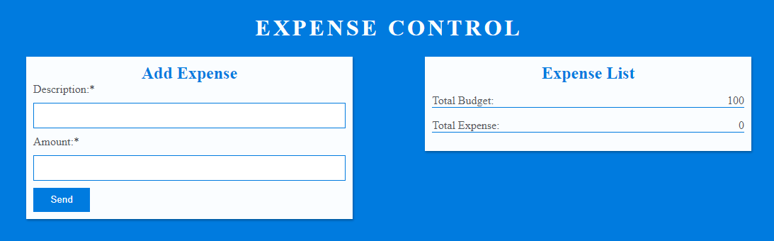 GitHub - cruzrovira/expense-control: this is an expense control project ...