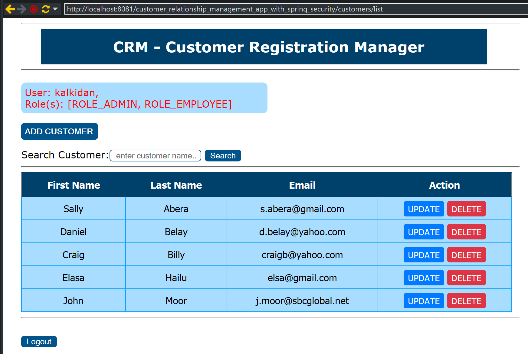 Github Tewodros Mekonnen Customer Relationship Management App With