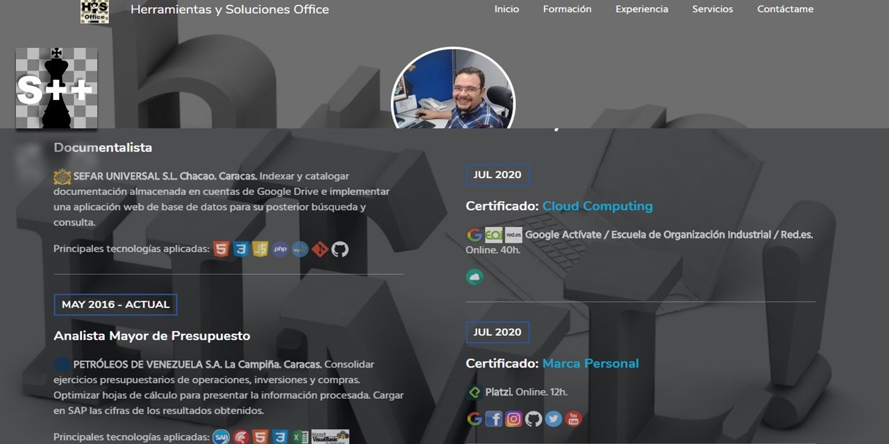 GitHub - petrix12/cv: Ejemplo de curriculum vitae online