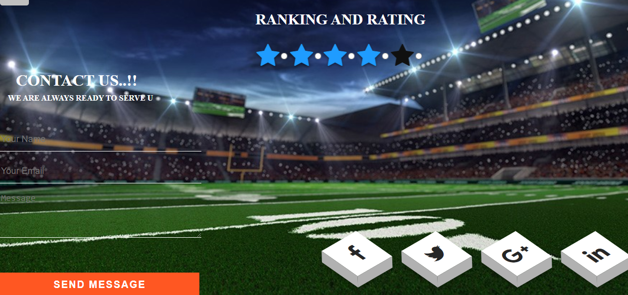 GitHub - Sudha8374/sports-website-using-html: The project was to ...