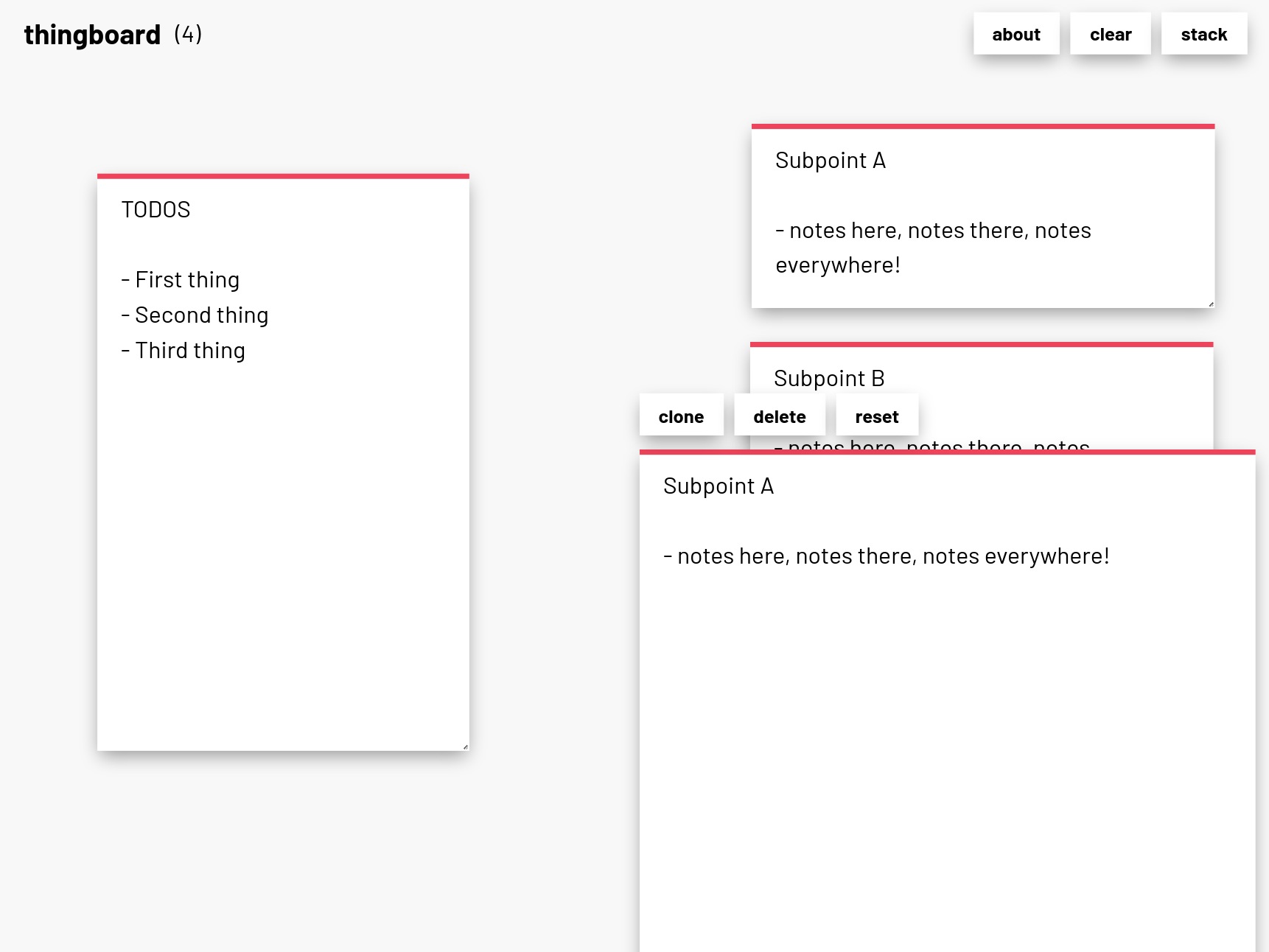GitHub - thesephist/thingboard: A board of things, anywhere you want on ...