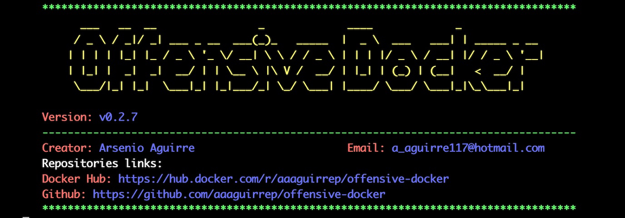 Github Aaaguirrepoffensive Docker Custom Dockerfile With Advanced