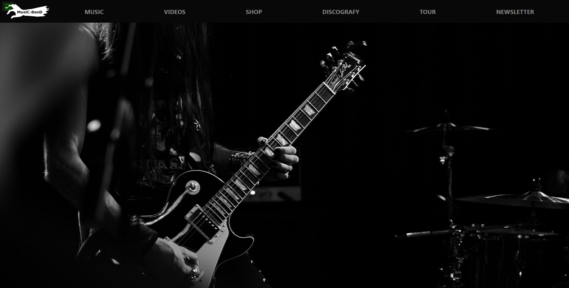 GitHub - LAS1819/music-band-product-landingpage: Web template created ...