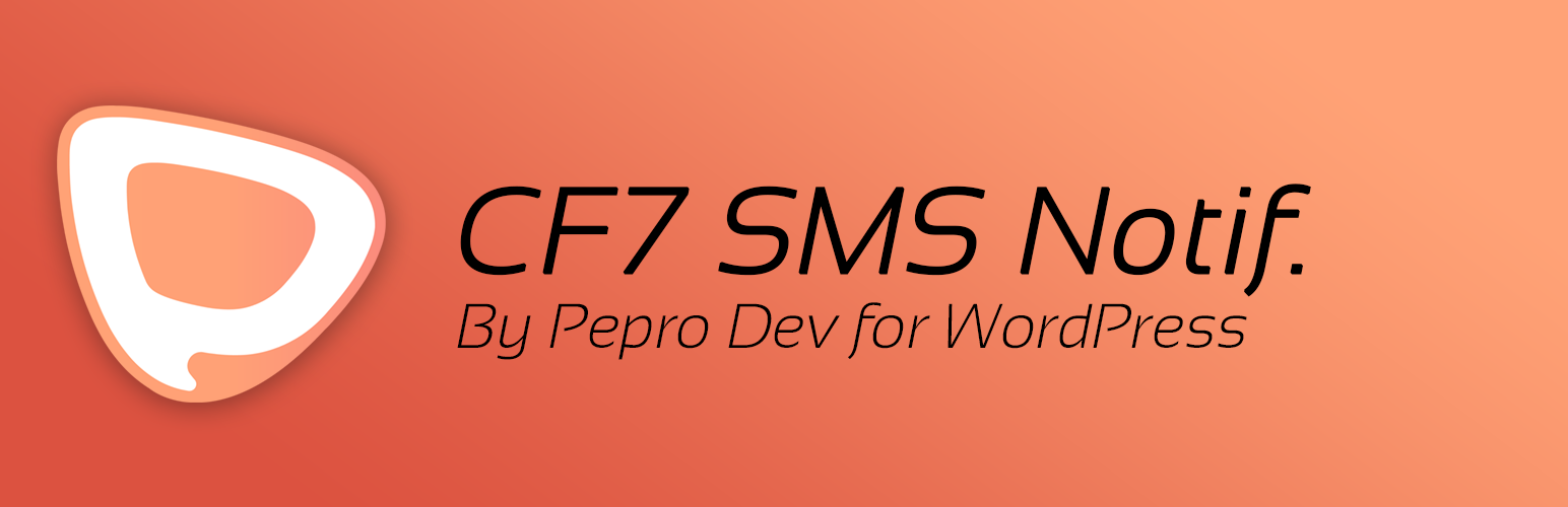 GitHub - peprodev/cf7-sms: Send notifications to user and ...