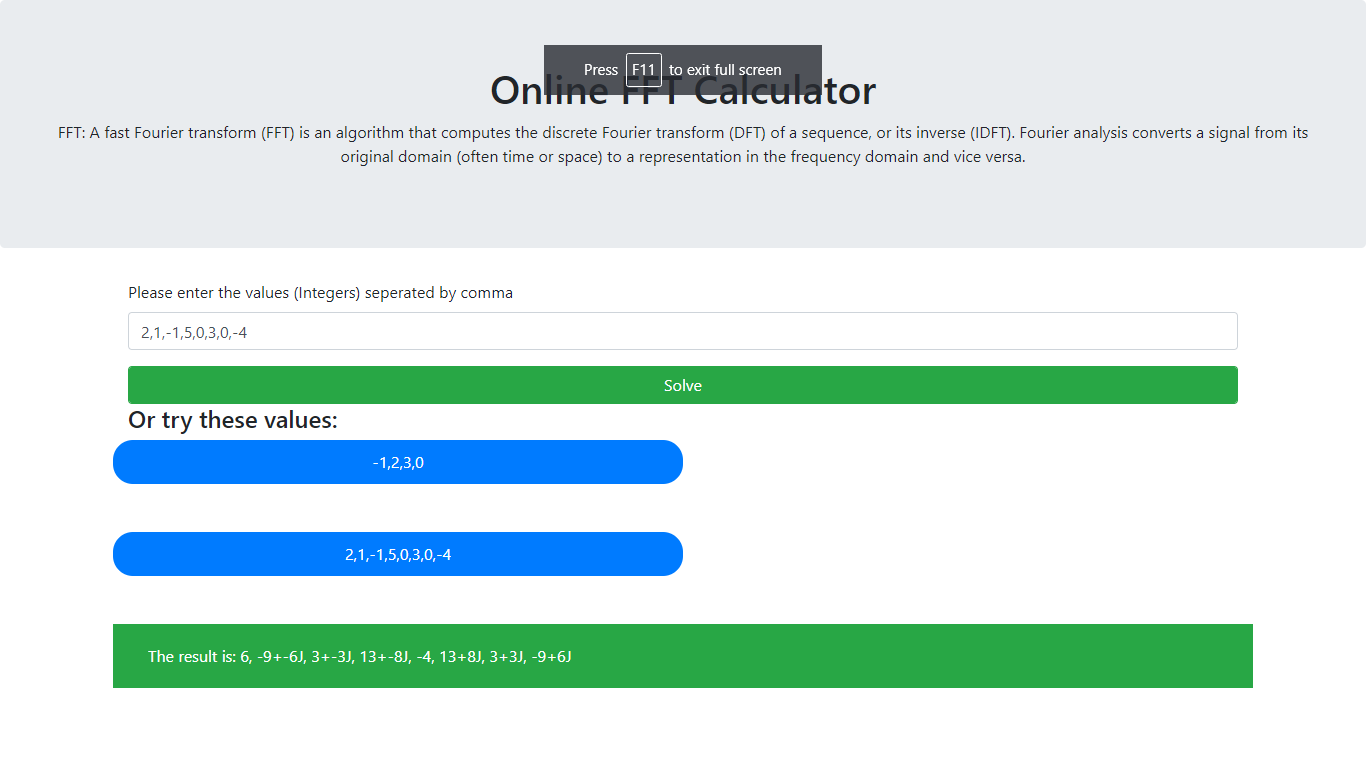Github Antoinsaderfftcalculator