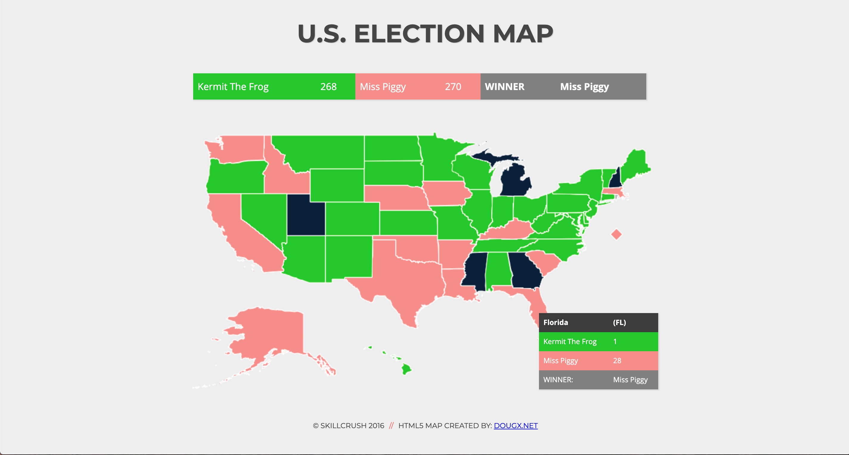 Github Coryrunn Election Map Js Javascript Project 2 From