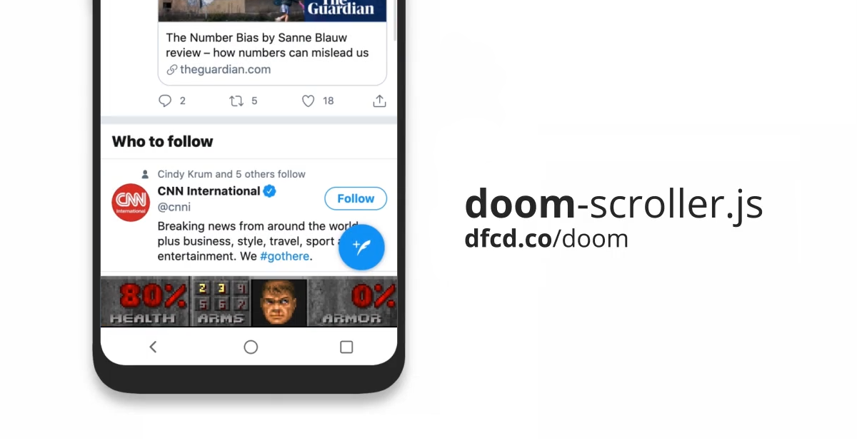 GitHub - workeffortwaste/doom-scroller: The only JavaScript library to help you avoid endlessly ...
