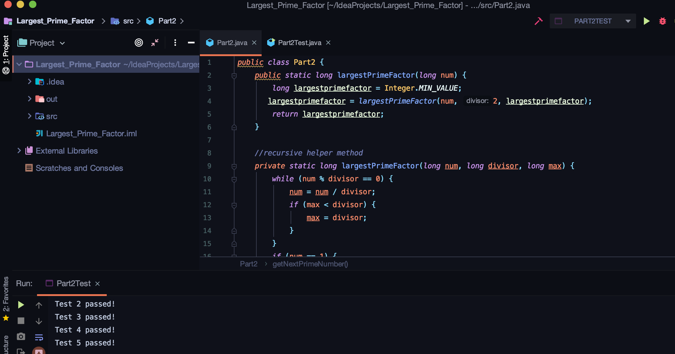 GitHub YashChat Largest Prime factor Write A Recursive Algorithm For 