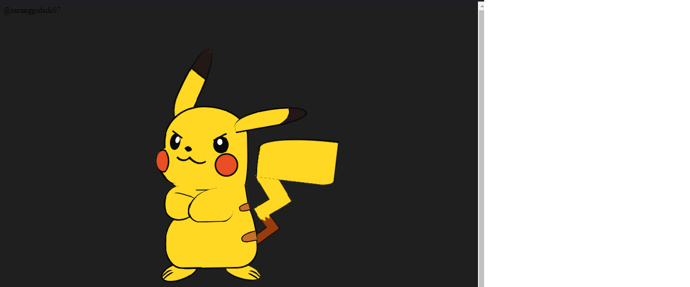 GitHub - sarangpidadi07/Pikachu: Pikachu made with CSS.