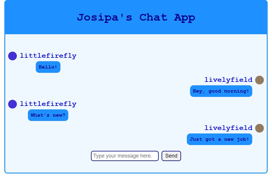 GitHub - jo-dadic/jochatapp: Chat App for Algebra final exam