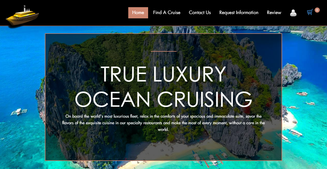 GitHub - yuliia-shl/True-Luxury-Ocean-Cruising
