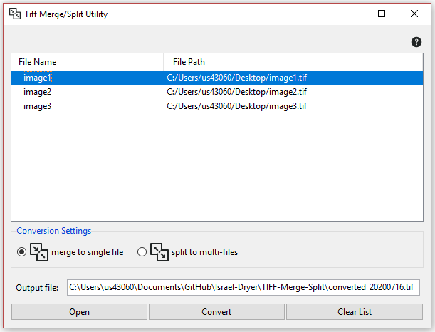 GitHub - israel-dryer/TIFF-Merge-Split: A merge and split utility for ...