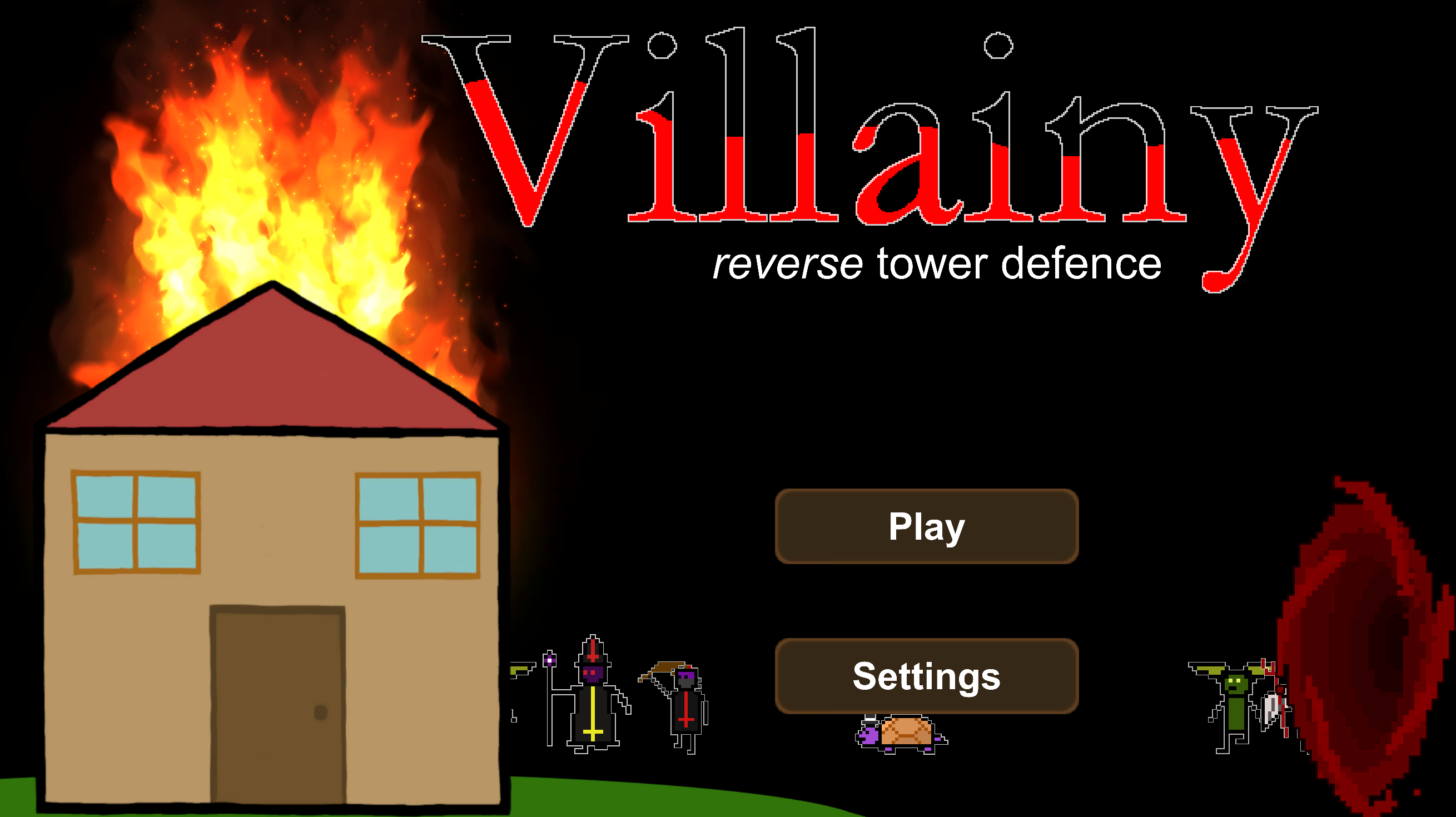 GitHub - garthwales/Villainy: Villainy, a reverse tower defense game