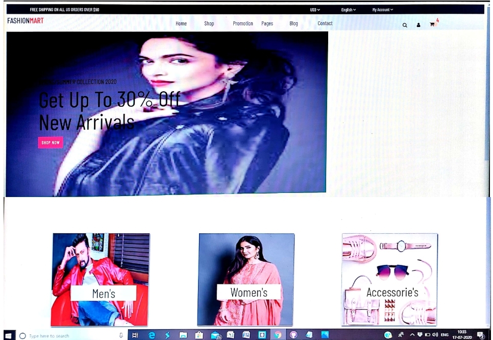 GitHub - soundaryasm/fashionmart: A Shopping website using HTML and CSS ...