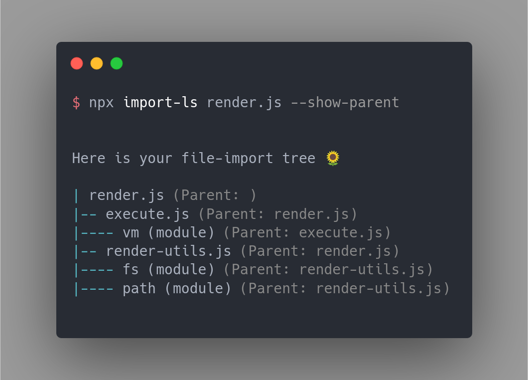 GitHub - saurabhdaware/import-ls: WIP! Build import tree of a JavaScript project