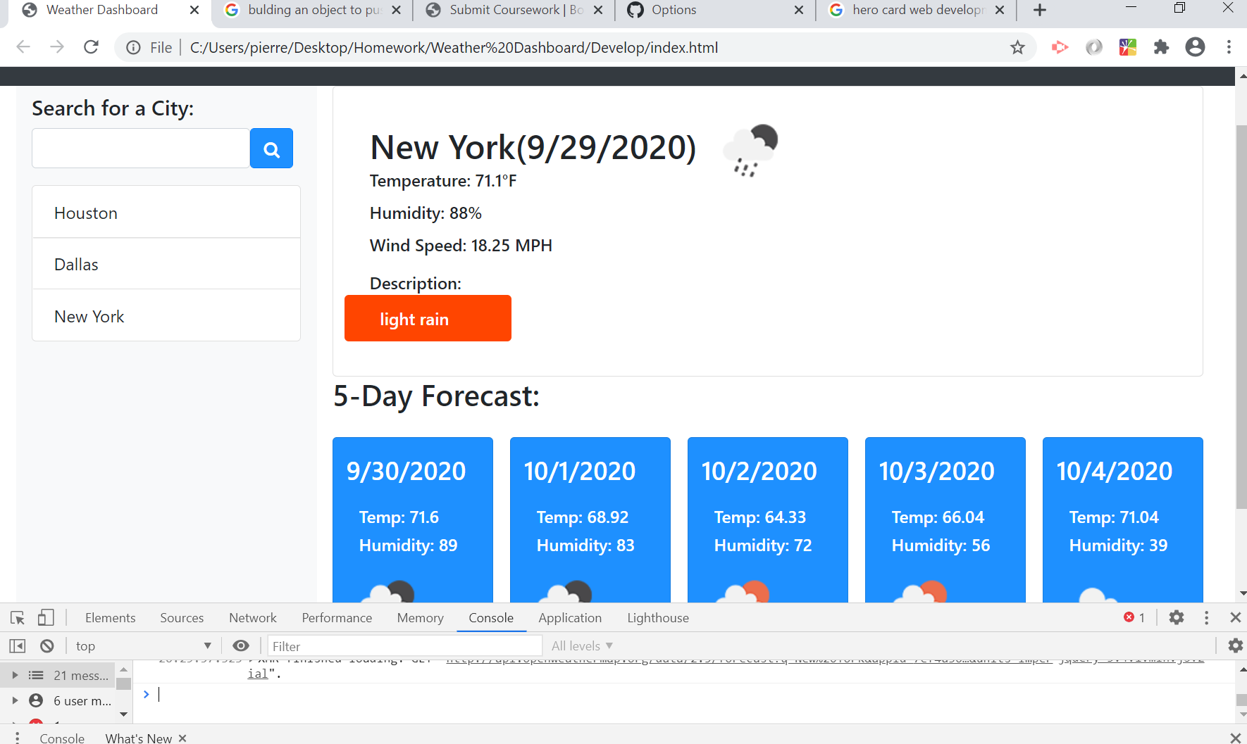 GitHub - pierre8237/Weather-Tracker