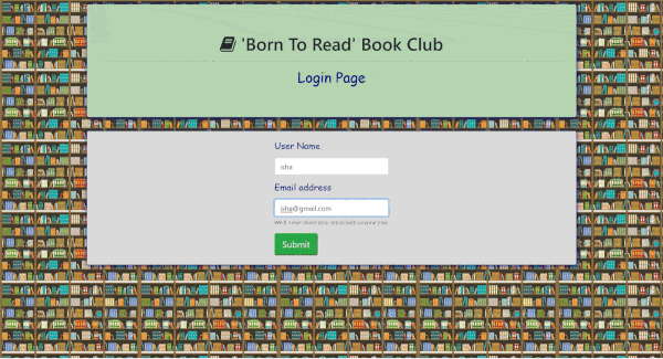 GitHub - ishabali/Born-To-Read-Book-Club-Frontend: Frontend of a Fullstack 'Book Club' web ...