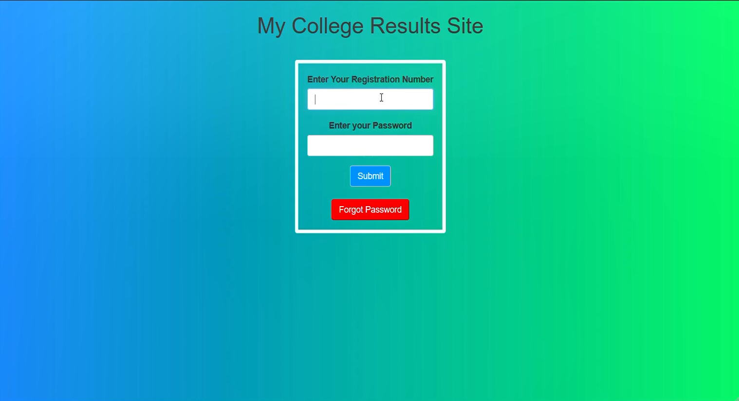 GitHub - yeswanth928/College-Results-Website: Flask based responsive ...
