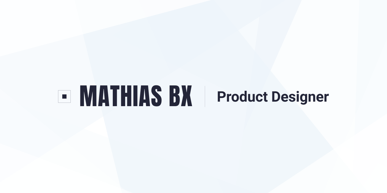 GitHub - mathias-bx/portfolio: My portfolio as a Product Designer