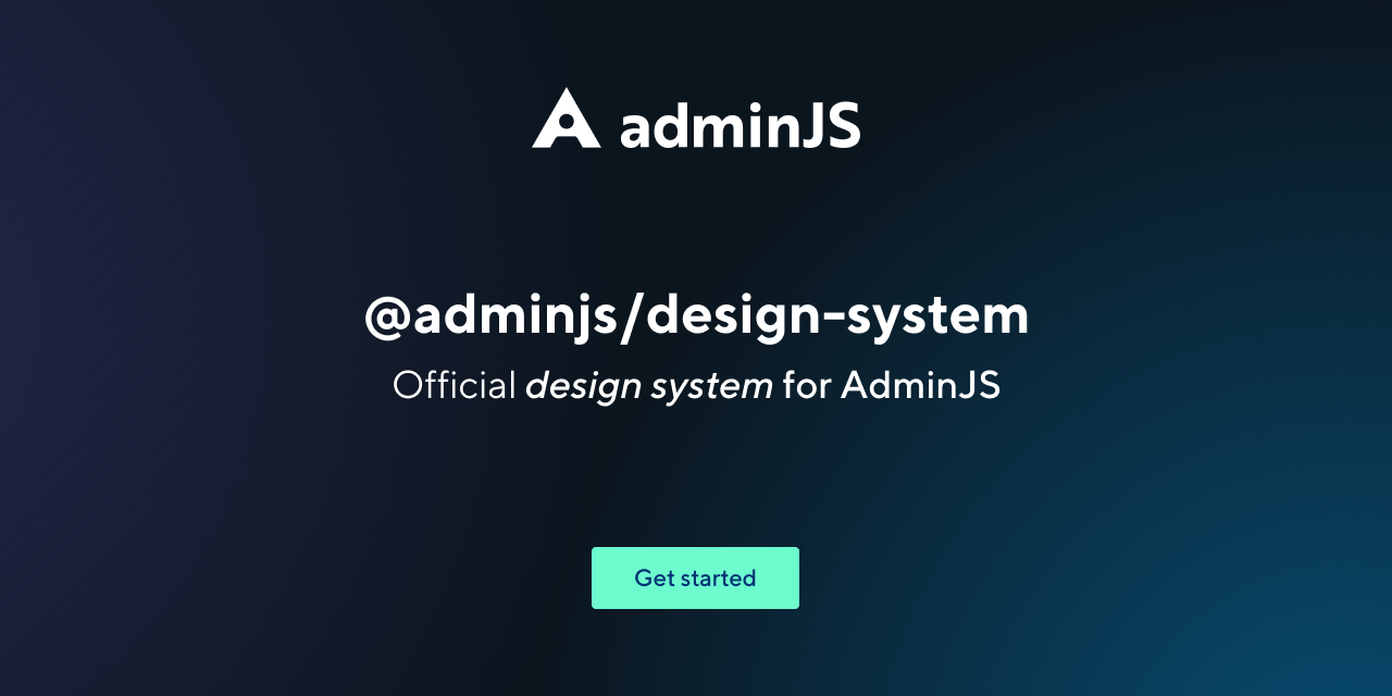 GitHub - SoftwareBrothers/adminjs-design-system: DesignSystem on which AdminJS is based on