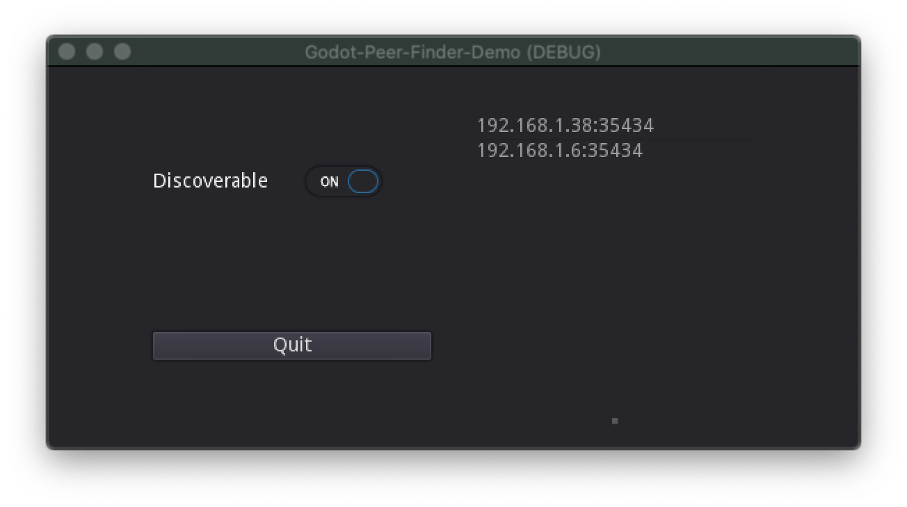 GitHub - frklan/Godot-Peer-Finder-Demo: A simple demo how to use the Godot-Peer-Finder script
