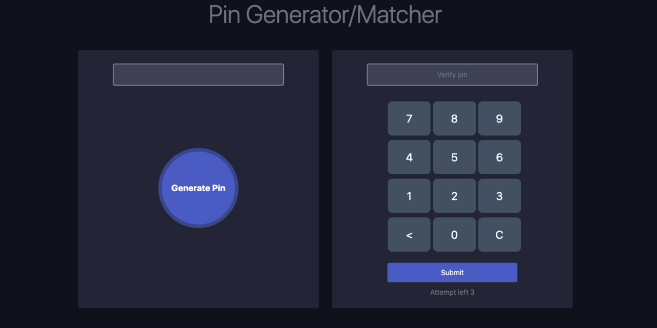 Github Iamsaief Ph Pin Matcher I M Sure You Re Aware Of Two Factor
