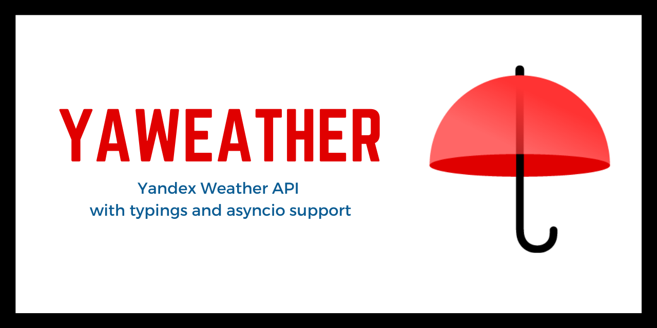 GitHub - uburuntu/yaweather: ☀️ ️ Yandex Weather API with typings and ...