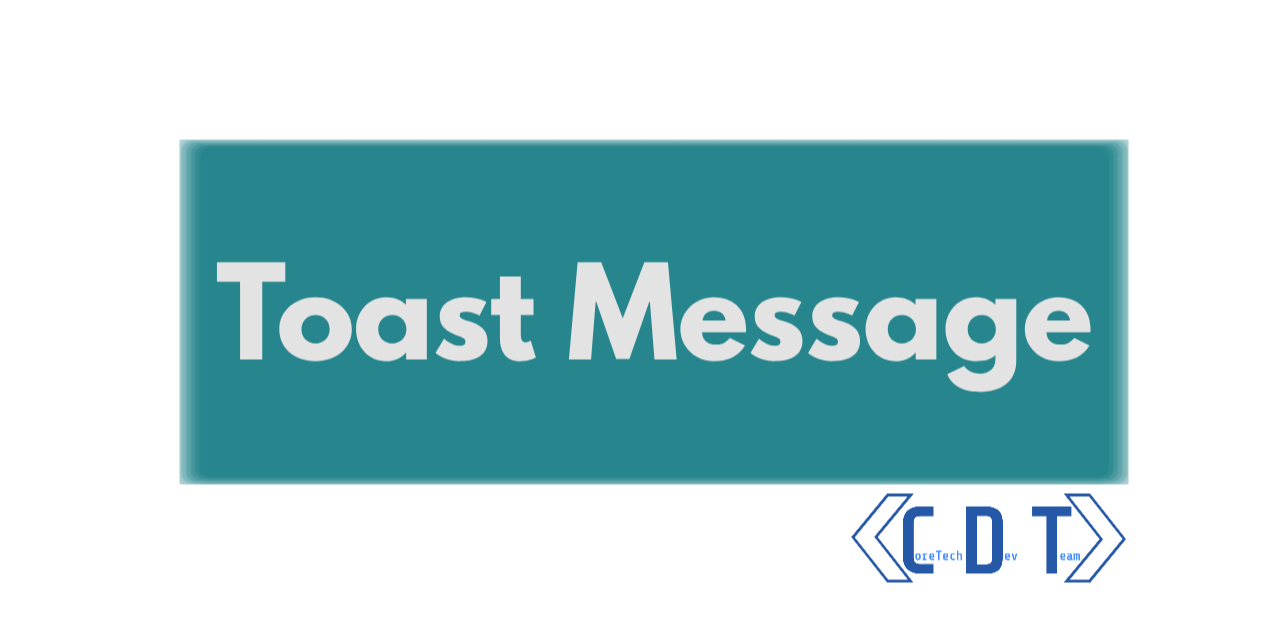 GitHub - CoreTech-srl/cdt-toast-message: Customizable Toast Message in JavaScript