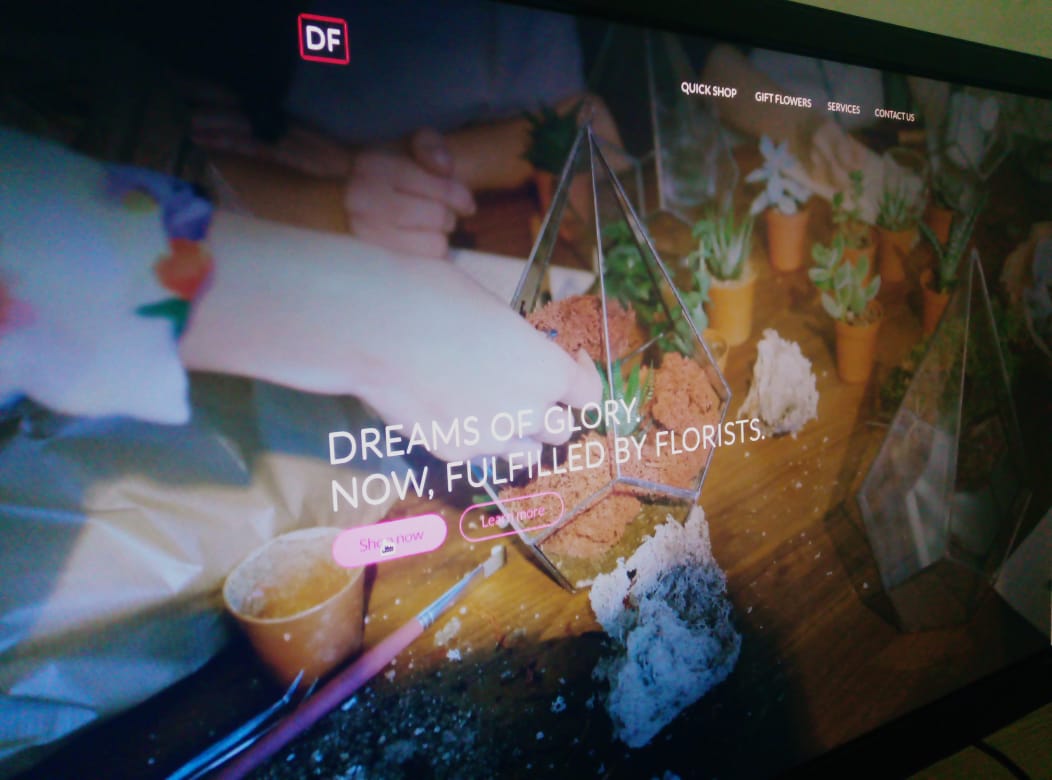 GitHub - 0xAliRaza/dream-flowers-design: A web design for a fictional ...