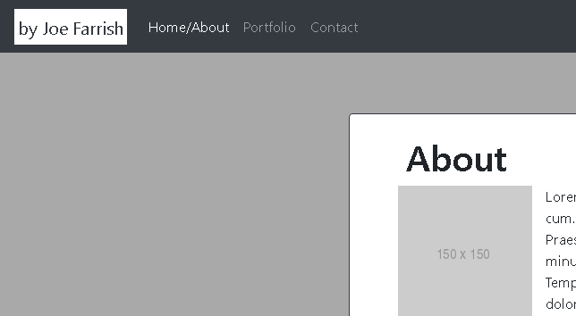 GitHub - joejoe909/ResponsivePortfolio: A Responsive Portfolio Template.