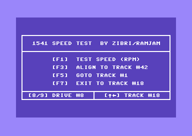 GitHub - Zibri/C64-1541-Speed-Test: A utility to test and fix a 1541 ...
