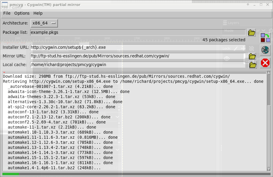 GitHub - rwpenney/pmcyg: Tool for creating Cygwin offline installer