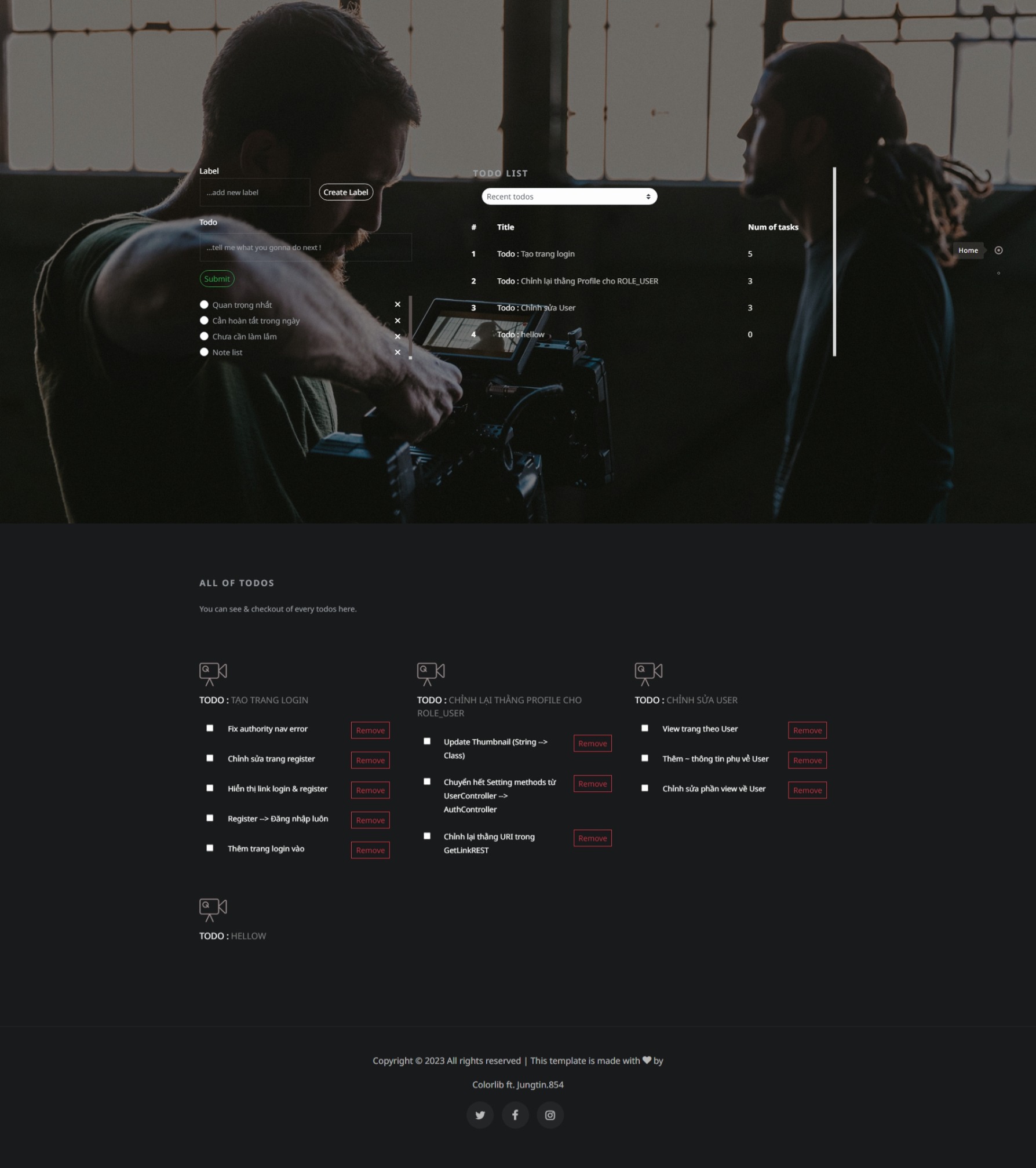 GitHub - jungtin/jungtin-todo: Ứng dụng todo nơi bạn có thể tạo & quản lý các việc cần làm trong ...