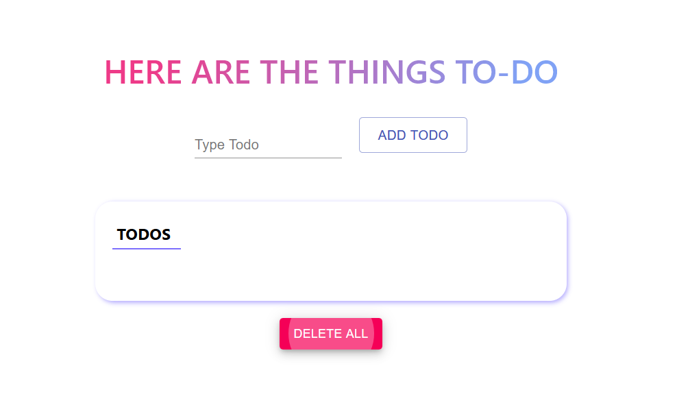 Github Rish7223todo App A Simple And Interective Todo List Build