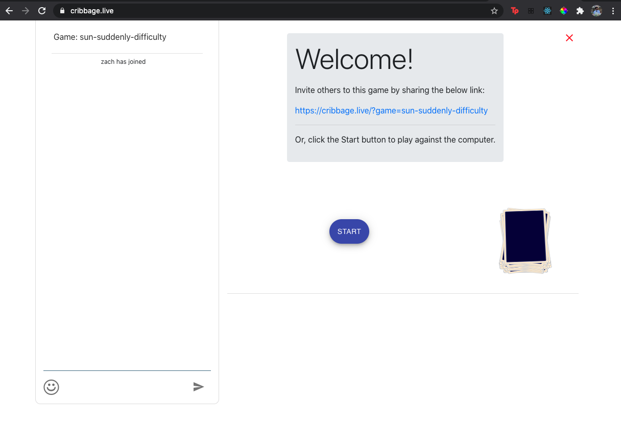 GitHub - zachcalvert/cribbage