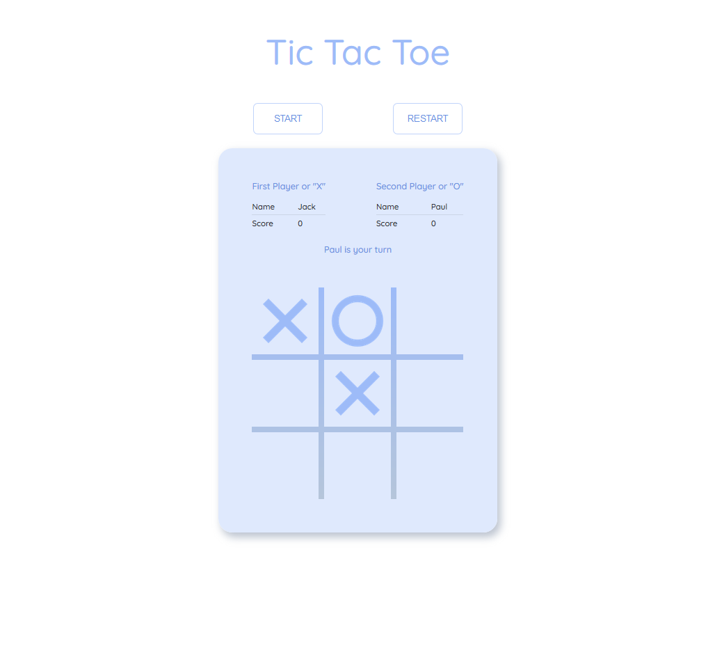 GitHub - RossielCS/Tic-Tac-Toe-JS: A web app called 'Tic Tac Toe' based on the paper-and-pencil ...