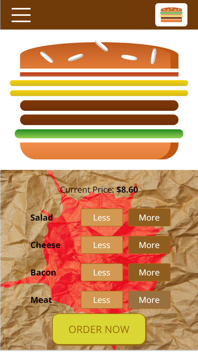 GitHub - DavidAcosta-dev/BurgerBuilder-2020: 2nd rendition of my Burger Builder App 08-25-2020