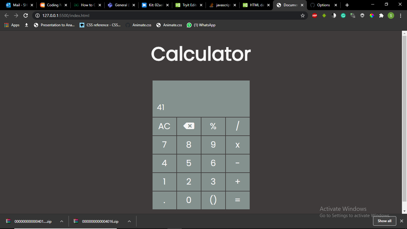 GitHub - shishir248/WebCalculator