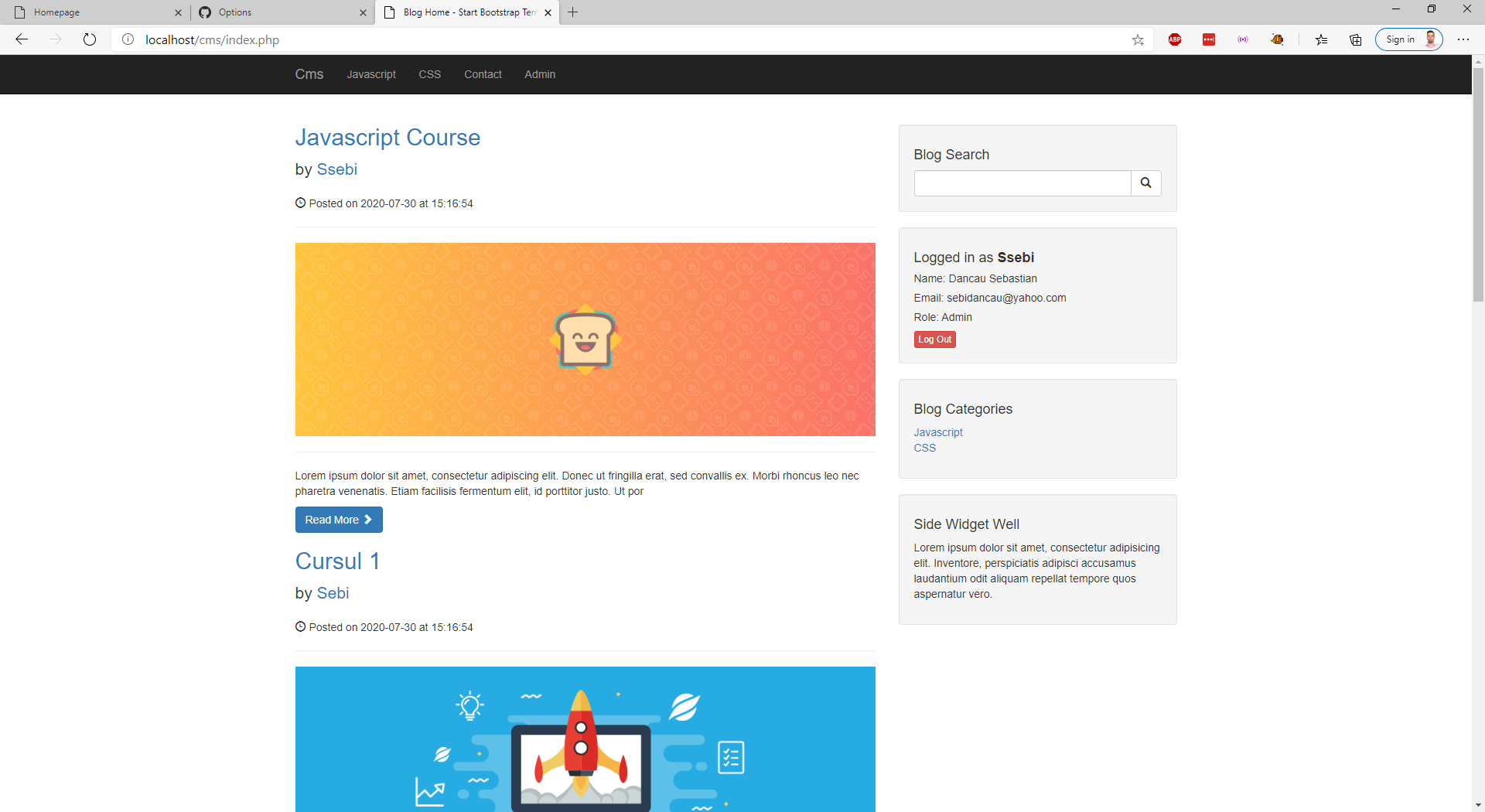 GitHub - Ssebi1/Cms-Blog-with-CRUD-Admin-Page